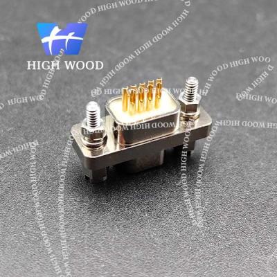 China J30J Series Micro-D Rectangular Connector 9-Pin Twist Pin 1.27mm Pitch GJB2446A for sale