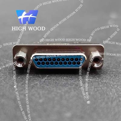 China J30J Series Micro-D Rectangular Connector 21-Pin Twist Pin 1.27mm Pitch for sale