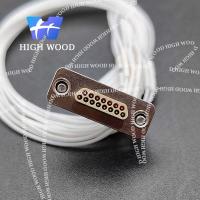China J30JB Series 15-Pin Glass Sintered Gas Sealed Rectangular Electrical Connector 1.27mm Pitch for sale