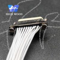 China J30JB-21TJL90-Q8 Glass Sintered Gas Sealed Rectangular Electrical Connector 21 Pin 1.27mm for sale