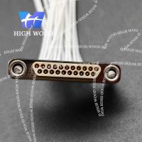 China J30JB Series Glass Sintered Gas Sealed Rectangular Connector 21 Pin 1.27mm Pitch for sale