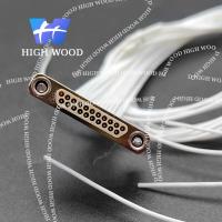 China J30JB Series Glass Sintered Gas Sealed Rectangular Connector 21 Pin 1.27mm Pitch for sale