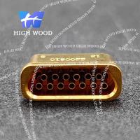 China J30J Series Glass Sintered Gas Sealed Rectangular Connector 13 Pin 1.27mm Pitch for sale