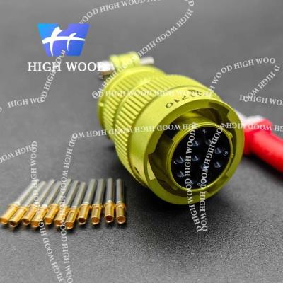 China ZH23-10/18P-6-B Environmental Resistance Bayonet Electrical Connector with 10 Contacts and 18 Positions for sale