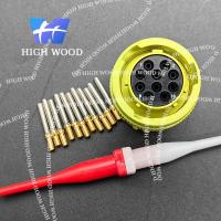 China ZH23-10/18P-6-B Environmental Resistance Bayonet Electrical Connector with 10 Contacts and 18 Positions for sale