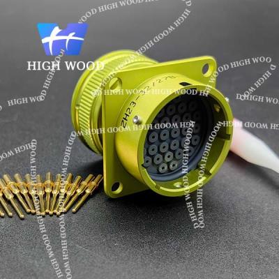 China ZH23-32/27B-1-B Environmental Resistance Bayonet Electrical Connector with 5-Key Positioning for AC/DC Circuits for sale
