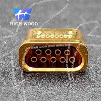 China J30J Series Glass Sintered Gas Sealed Rectangular Connector 9 Pin 1.27mm Pitch for sale