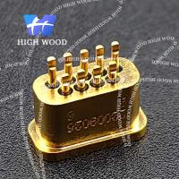 China J30J Series Glass Sintered Gas Sealed Rectangular Connector 9 Pin 1.27mm Pitch for sale
