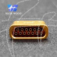China J30J Series Glass Sintered Gas Sealed Rectangular Connector 13 Pin 1.27mm Pitch for sale