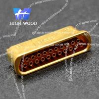 China J30J Series Glass Sintered Gas Sealed Rectangular Connector 21 Pin 1.27mm Pitch for sale