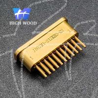 China J30J Series Glass Sintered Gas Sealed Rectangular Connector 21 Pin 1.27mm Pitch for sale