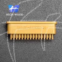 China J30J Series Glass Sintered Gas Sealed Rectangular Connector 31 Pin 1.27mm Pitch for sale