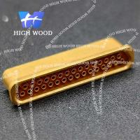 China J30J Series Glass Sintered Gas Sealed Rectangular Connector 31 Pin 1.27mm Pitch for sale