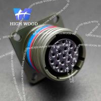 China MIL-DTL-38999 Series III D38999/20WD18SN Circular Connector Square Flange Receptacle 18 Contacts for sale
