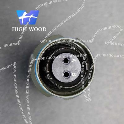 China MIL-DTL-38999 Series III D38999/26WB2SA Circular Connector Triple-Start Threaded Quick Connect 85dB EMI Shielding for sale