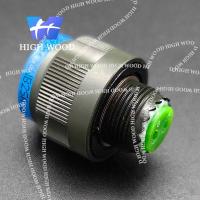 China MIL-DTL-38999 Series III D38999/26WB2SA Circular Connector Triple-Start Threaded Quick Connect 85dB EMI Shielding for sale