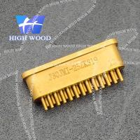 China J30J Series Glass Sintered Gas Sealed Rectangular Connector 25 Core 1.27mm Pitch for sale