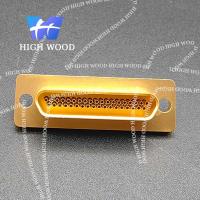 China J30J Series Glass Sintered Gas Sealed Rectangular Connector 37 Pin 1.27mm Pitch for sale