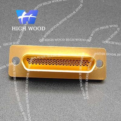 China J30J Series Glass Sintered Gas Sealed Rectangular Connector 37 Pin 1.27mm Pitch for sale
