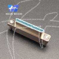 China J30J Series Micro-D Connector 37-Pin High Density 1.27mm Pitch Metal Shell for sale