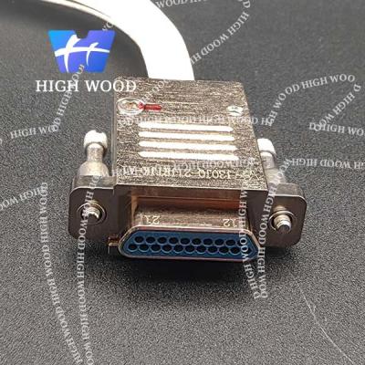 China J30J Series Micro-D Connector 21 Pin 1.27mm Pitch High Density Rectangular for sale