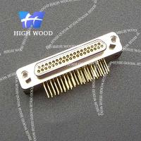 China J30J Series Micro-D Connector 1.27mm Pitch 37 Pin High Density Rectangular for sale