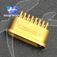 China J30J Series Glass Sintered Gas Sealed Rectangular Connector 15 Pin 1.27mm Pitch for sale
