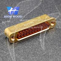 China J30J Series Glass Sintered Gas Sealed Rectangular Connector 21 Pin 1.27mm Pitch for sale