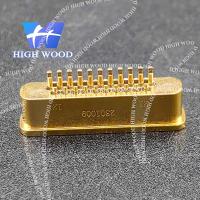 China J30J Series Glass Sintered Gas Sealed Rectangular Connector 21 Pin 1.27mm Pitch for sale