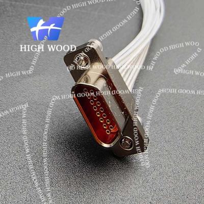 China J30J Series Micro-D Rectangular Connector 15 Pin 1.27mm Pitch High Density for sale