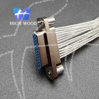 China J30J Series Micro-D Rectangular Connector 25-Pin 1.27mm Pitch High Density for sale