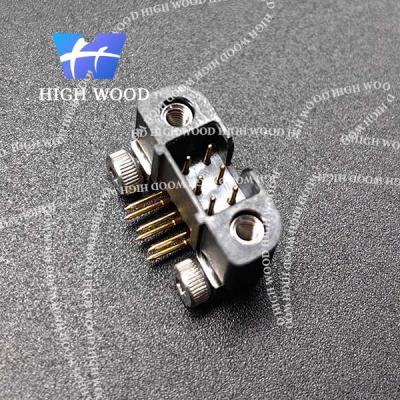 China HW-221V06F26 Micro-D Connector 800V AC DC 3A for Aerospace Avionics Defense for sale