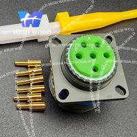 China MIL-DTL-38999 Series III D38999/20WE6PN Circular Connector 3-Thread Quick Coupling for sale