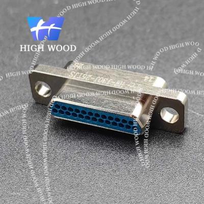 China J30J Series Micro-D Rectangular Connector 25 Pin 1.27mm Pitch High Density for sale