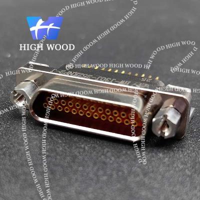 China J30J SERIES MICRO-D Rectangular Connectors , HW-J30J-25ZKNP2-J for sale