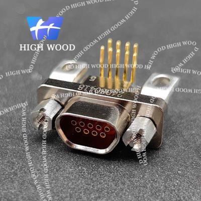 China J30J Series Micro-D Rectangular Connector 9-Pin Male Solder Cup 2 Row for sale