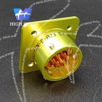 China OHS Series Russian Standard Connector Q152-GJ13N-B-A23 with 10 Gilded Contacts for DC/AC Circuits for sale