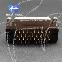 China J30J Series Micro-D Rectangular Connectors 1.27mm Pitch 9-144 Cores MIL-C-83513 Compliant for sale