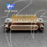 China J30J Series Micro-D Rectangular Connectors 1.27mm Pitch 9-144 Cores MIL-C-83513 Compliant for sale