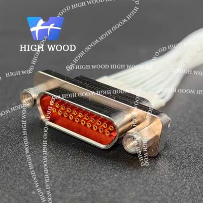 China Rectangular Electrical Connector J30JHT21ZKSAN01 21 Core 300mm Wire Length GJB2446 for sale