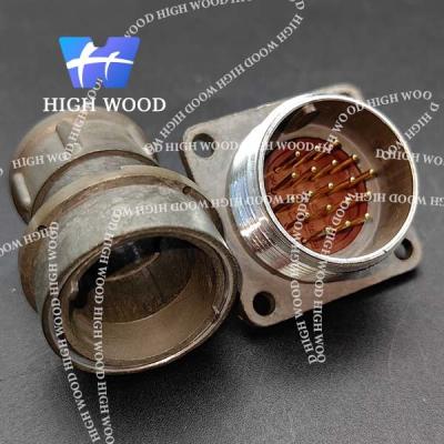 China 2PM24J19ZQA1 Circular Electrical Connector with 19 Contacts, 700V Rating for Railway Systems for sale