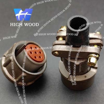 China 2PM18K7QB1 Circular Electrical Connector 700V 40A Threaded Connection Russian Tech for sale