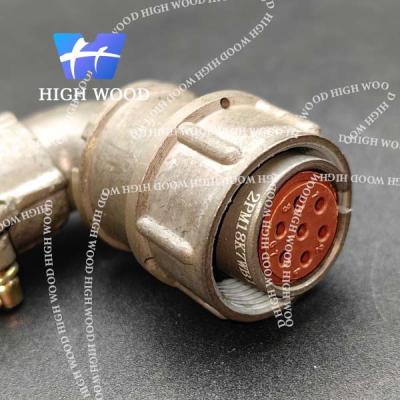 China 2PM18K7WB1 Circular Electrical Connector 700V 40A Threaded Cable Plug Panel Socket for sale