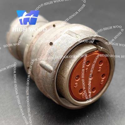 China 2PM27K7QA2 Circular Electrical Connector 700V 40A Threaded Cable Plug Panel Socket for sale