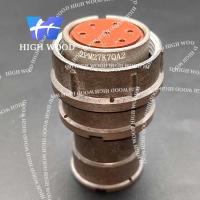 China 2PM27K7QA2 Circular Electrical Connector 700V 40A Threaded Cable Plug Panel Socket for sale