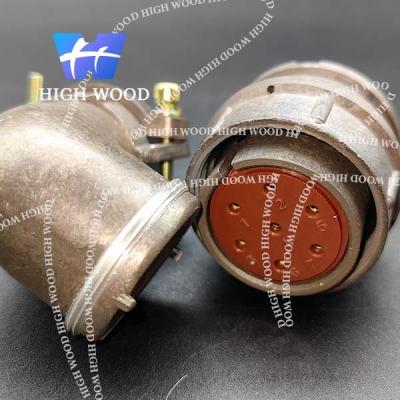 China 2PM27K7WB1 Circular Electrical Connector 700V 40A Threaded Connection Russian Technology for sale