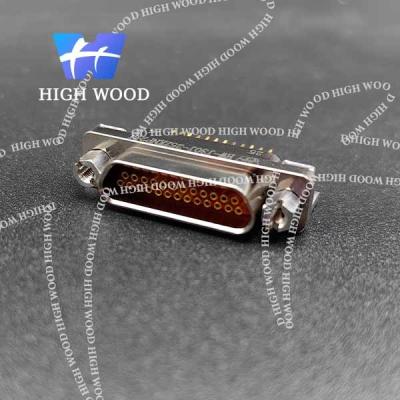 China J30J Series Micro-D Connector 25 Pin Male Plug HW-J30J-25ZKNP2-J 1.27mm Pitch for sale
