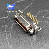 China J30J Series Micro-D Connector 25 Pin Male Plug HW-J30J-25ZKNP2-J 1.27mm Pitch for sale