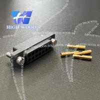 China HW-CMM Connector HW-222C14M11 MTL-55302F 2mm Pitch Aerospace Grade 800V for sale