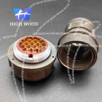 China 2PM24K19QA2 Circular Electrical Connector 700V 40A Threaded Cable Plug Panel Socket for sale